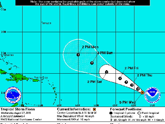 Tropical Storm Fiona forms in eastern Atlantic | khou.com