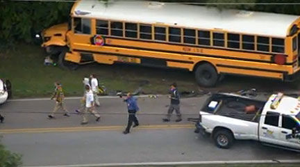 Klein ISD school bus, 2 Klein Oak High students involved in 4-vehicle ...
