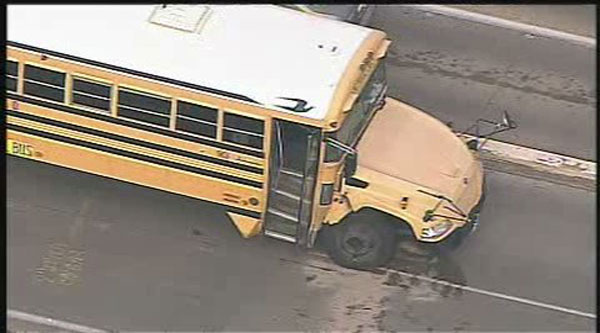 3 taken to hospital after Alief ISD school bus hit by vehicle | khou.com