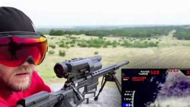 Sniper hits target from 500 yards away - without looking | khou.com