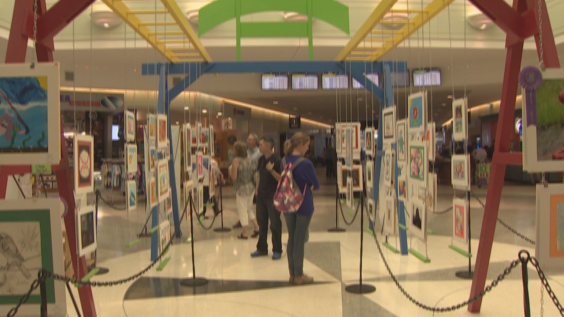 Art project at Hobby Airport gives young cancer patients chance to ...