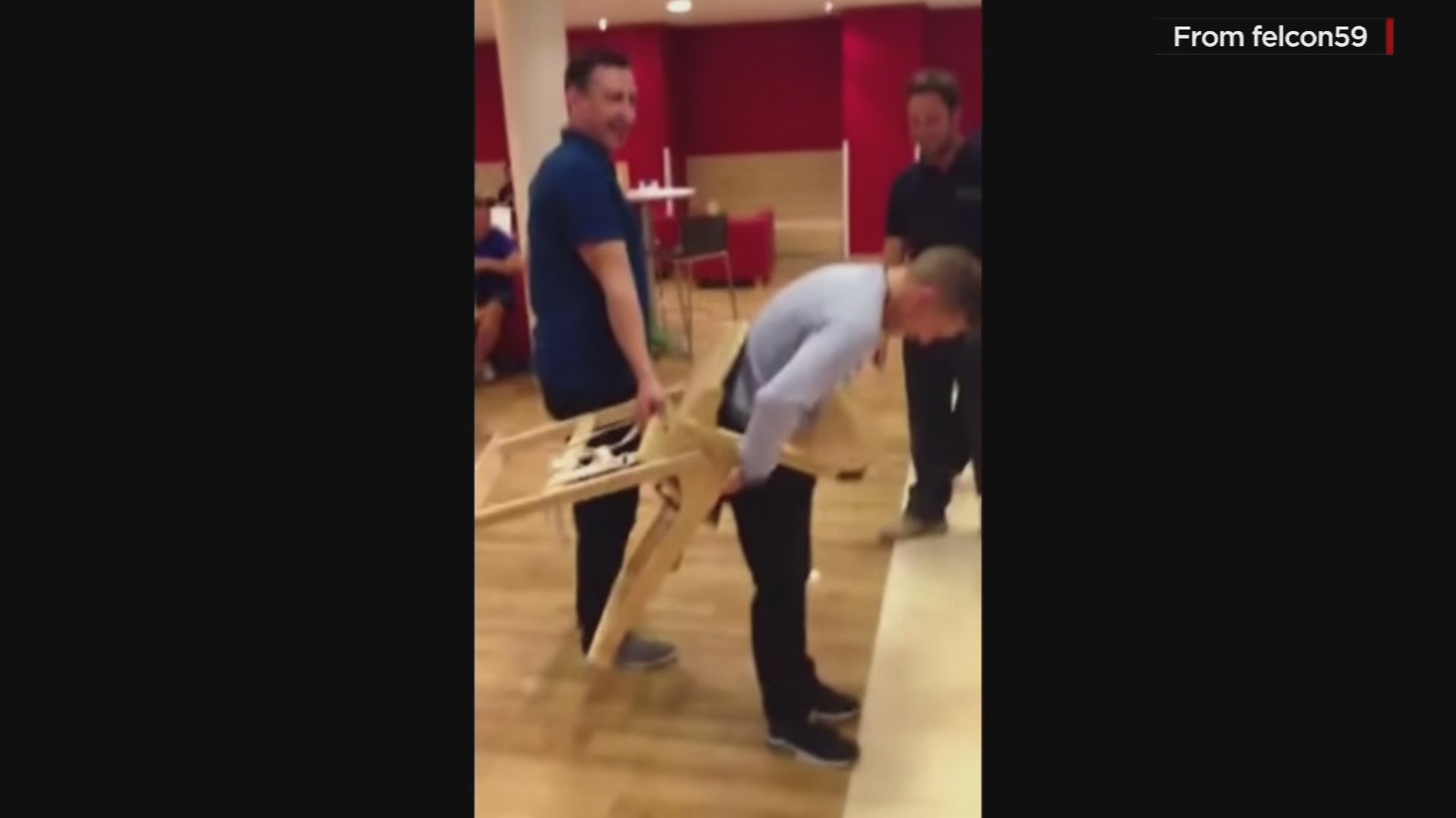 Man gets stuck in baby's highchair | khou.com