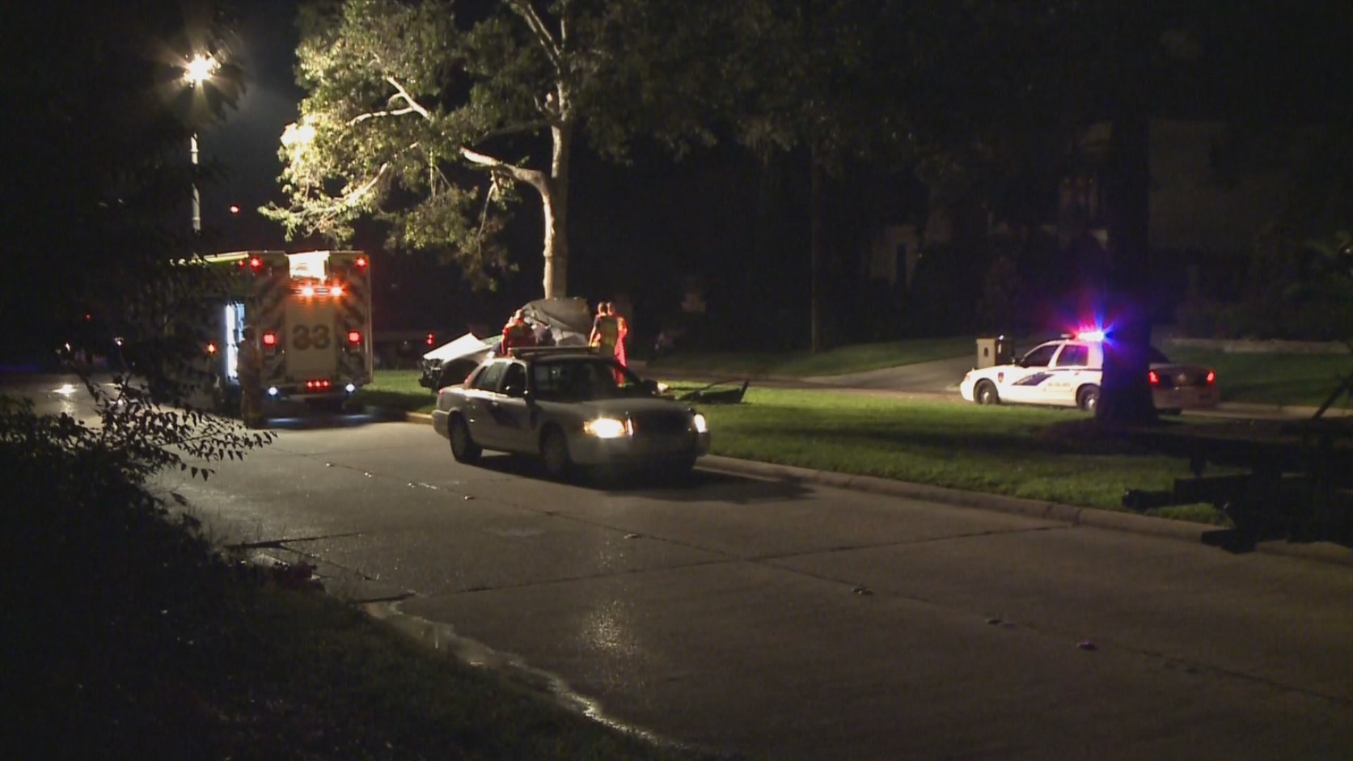 Driver killed after wrapping car around tree near Spring | khou.com