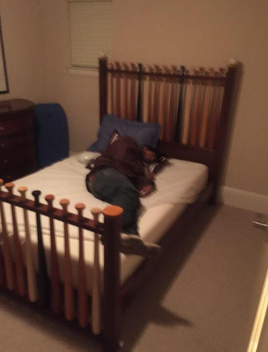 Man catches burglar sleeping in his guest bedroom | khou.com
