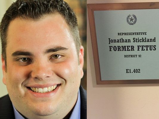 'Former Fetus' signs cause stir at Texas Capitol | khou.com