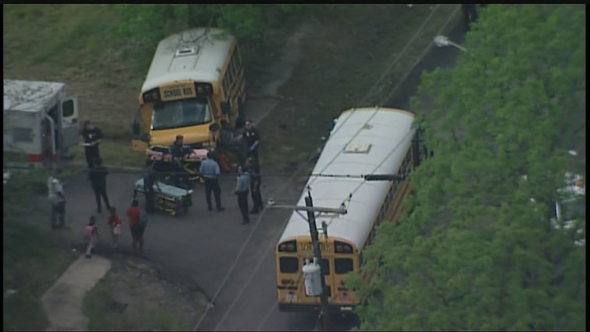 13 students, 1 adult taken to hospital after school buses collide ...