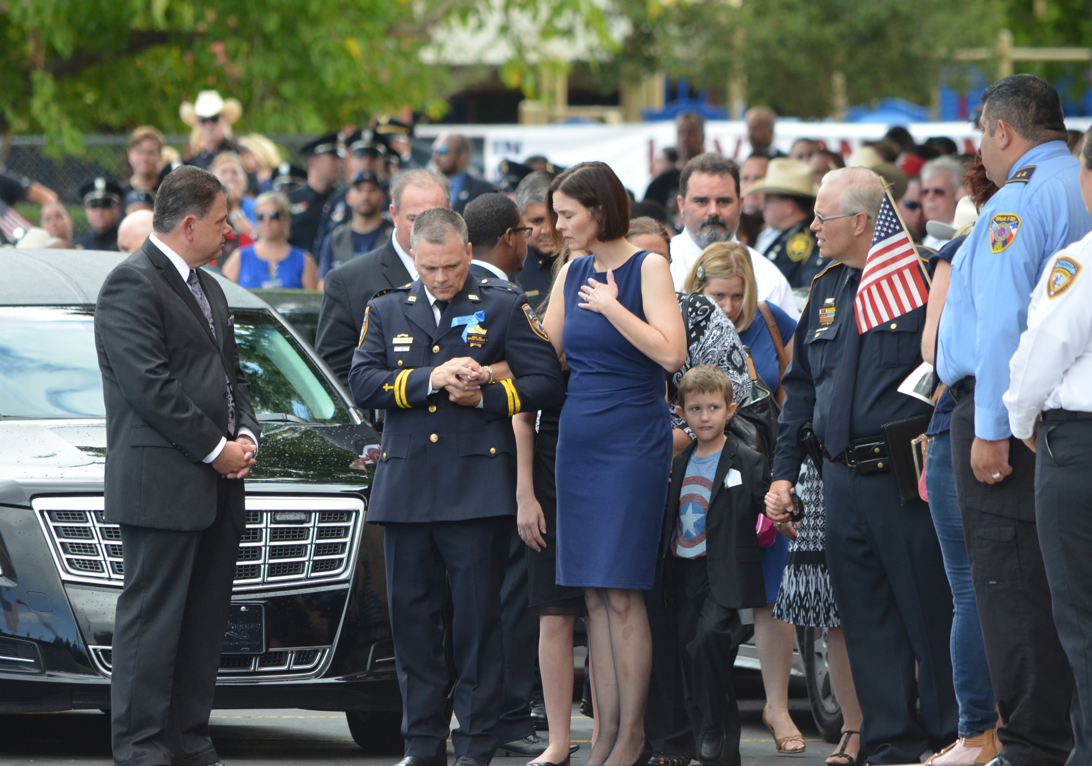 Photos: Dramatic scenes outside Goforth memorial | khou.com