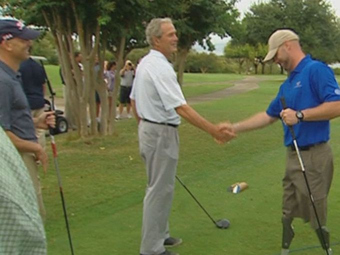 Former President Bush to host golf tournament for veterans | khou.com