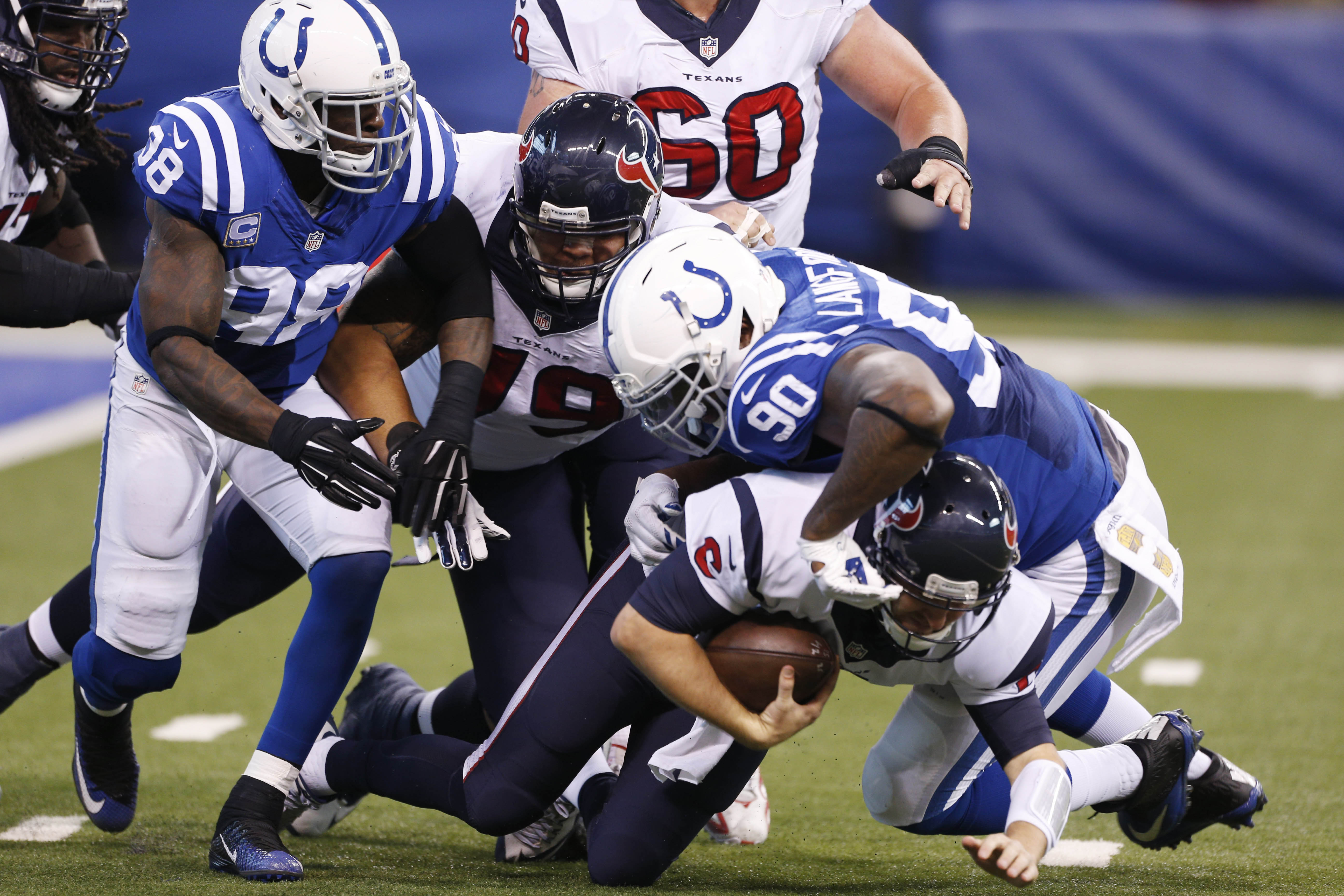 Texans lose backup QB T.J. Yates late in 1st half | khou.com