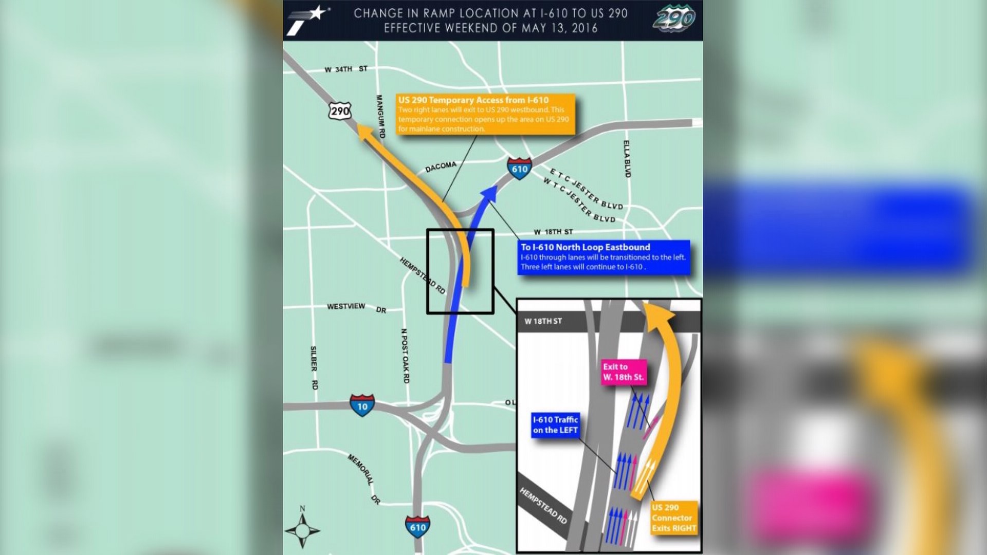 Major progress being made on Highway 290 construction | khou.com