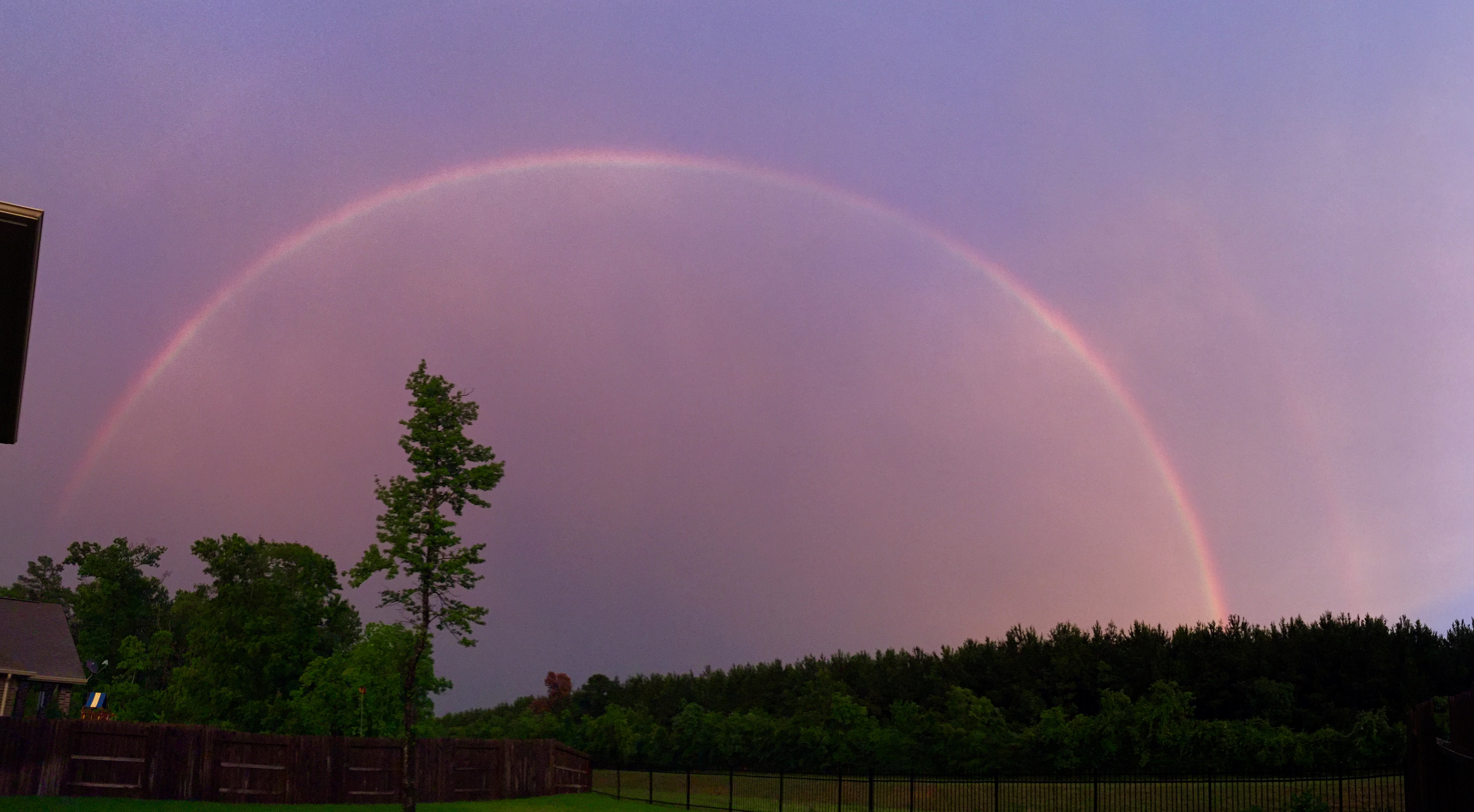Photos: Rainbow shines after more storms and flooding | khou.com