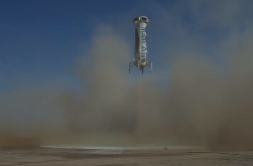 Reusable 'New Shepard' rocket makes 4th successful Texas flight | khou.com