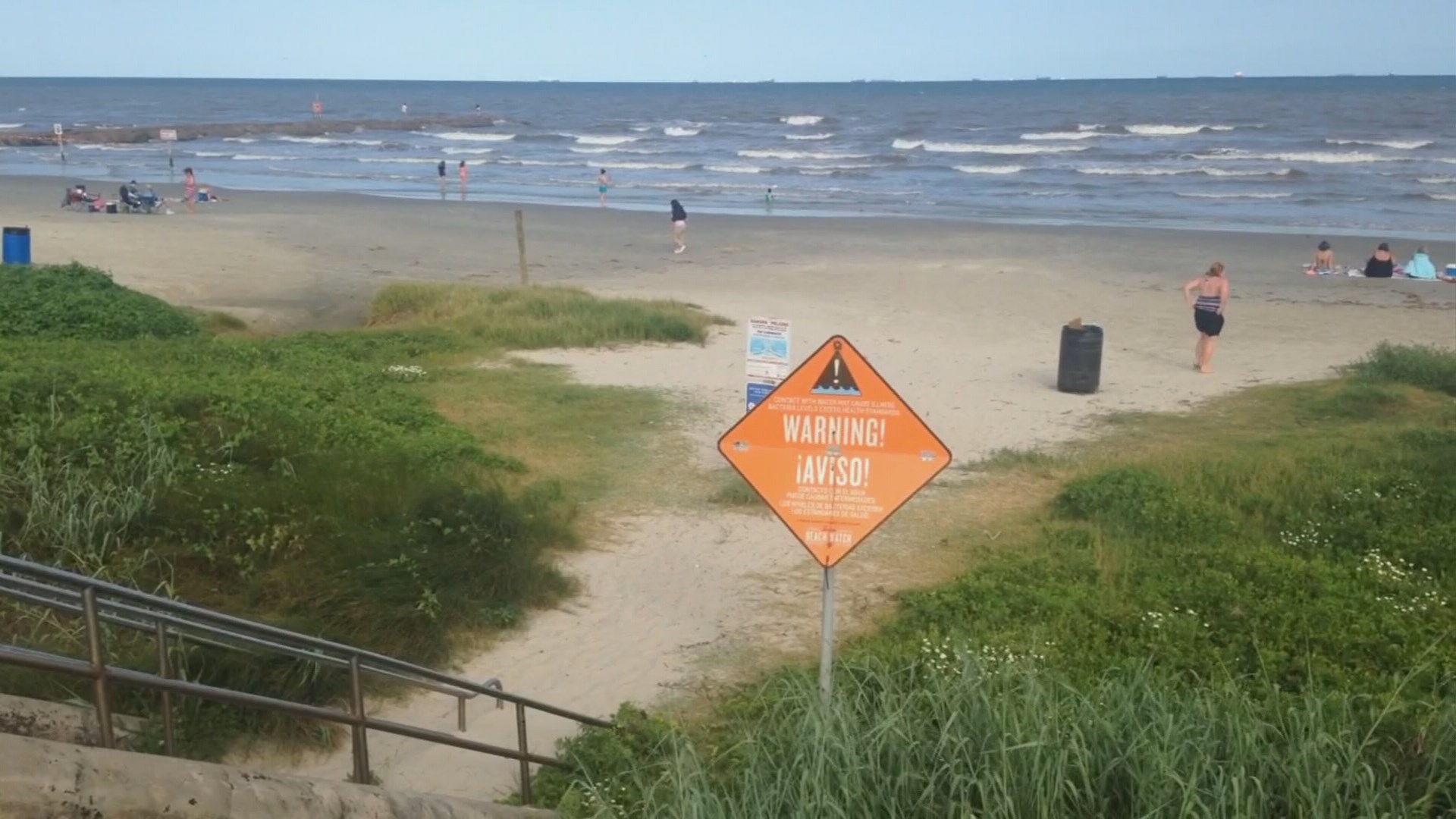 Bacteria advisories issued on beaches in Galveston | wfaa.com