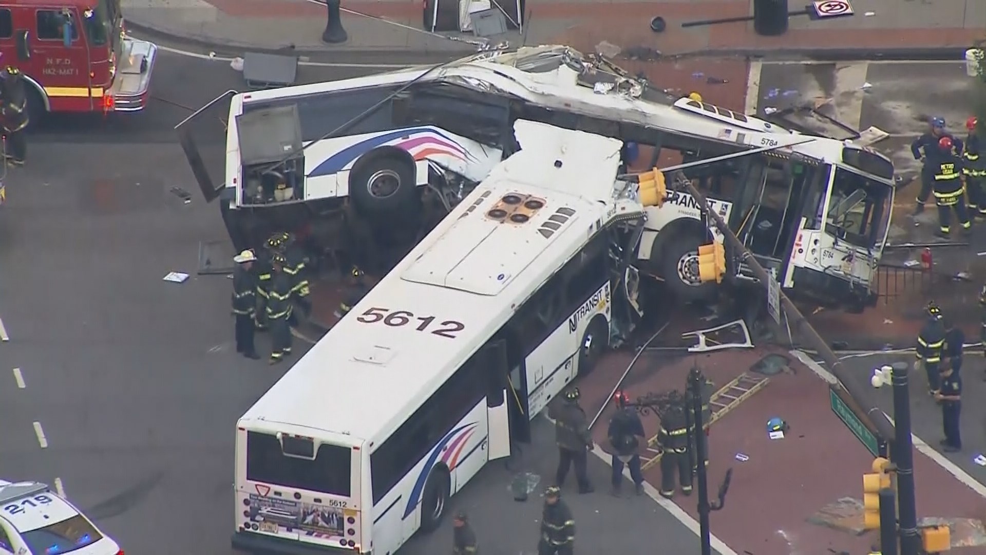 1 killed, at least 19 hurt after 2 NJ TRANSIT buses collide in Newark ...