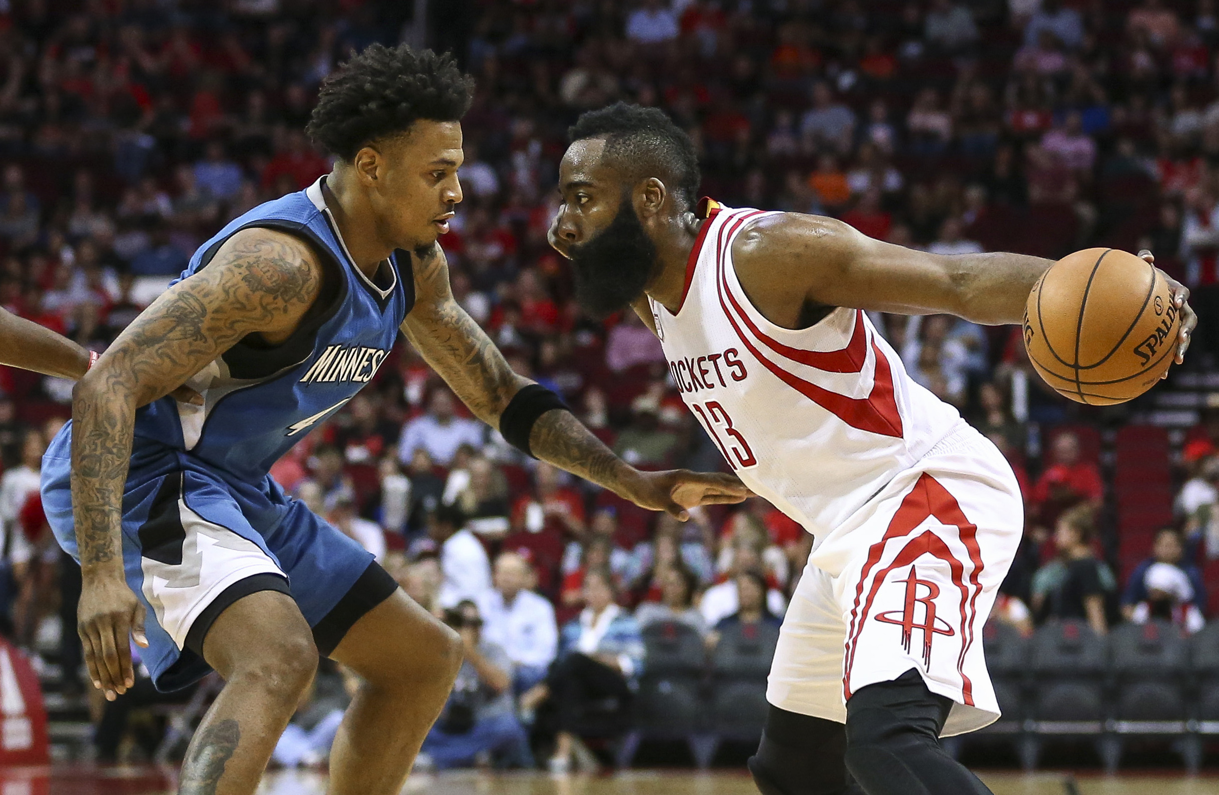 Harden's triple-double helps Rockets over Wolves 123-118 | khou.com