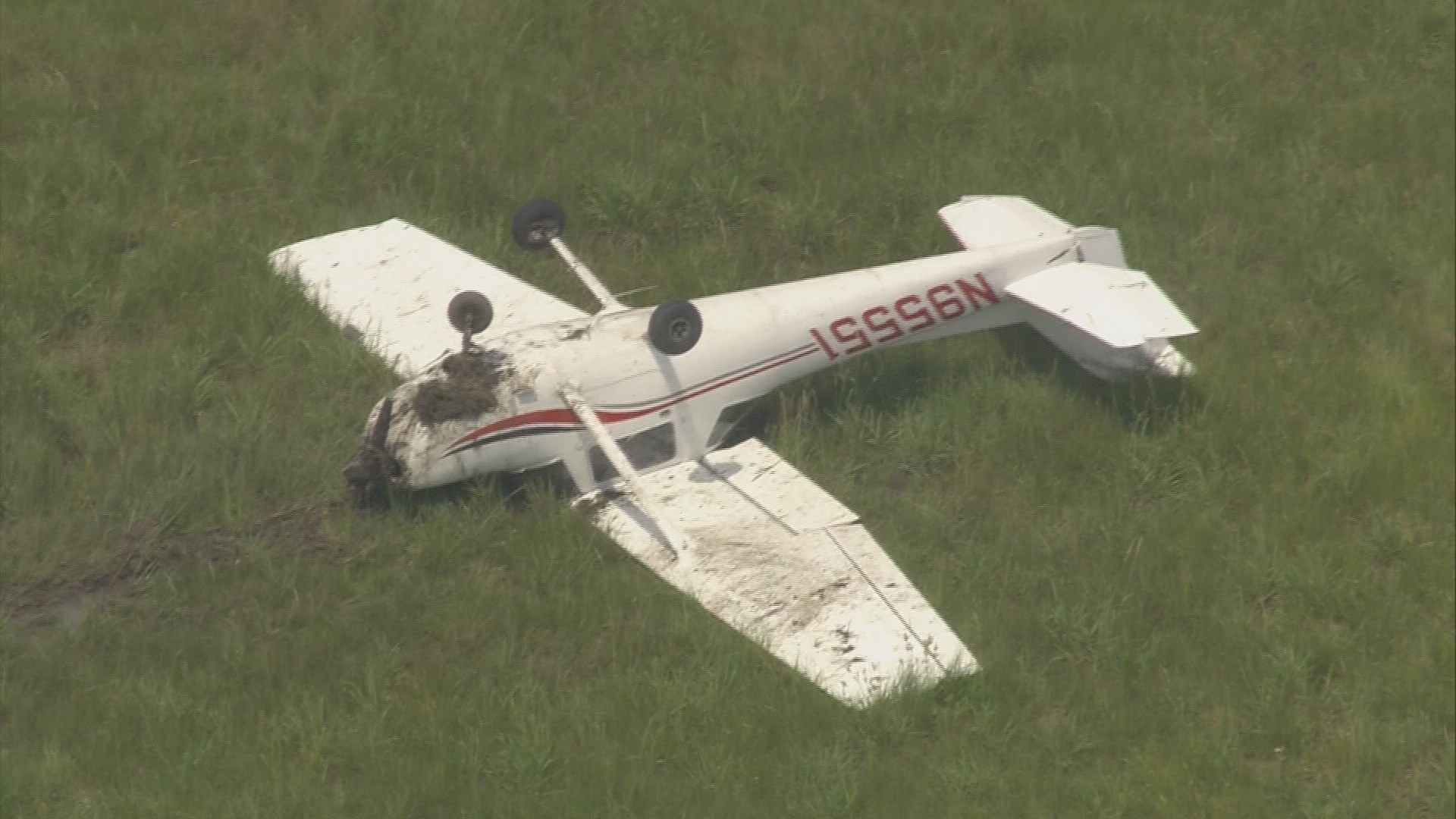 Plane flips upside down at La Porte Airport | khou.com
