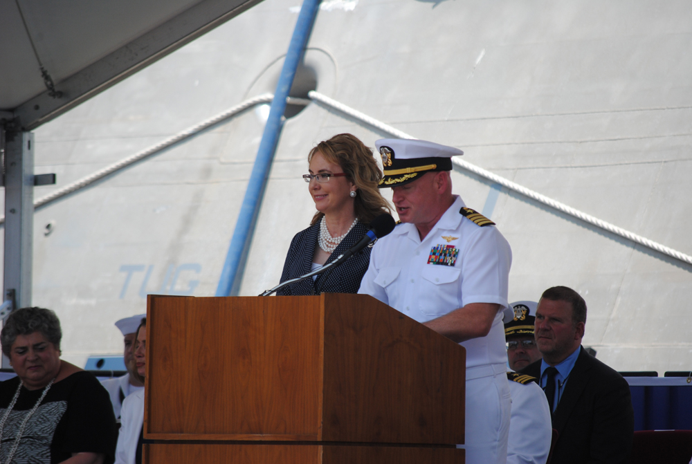 Photos: U.S. Navy commissions USS Gabrielle Giffords in Galveston ...