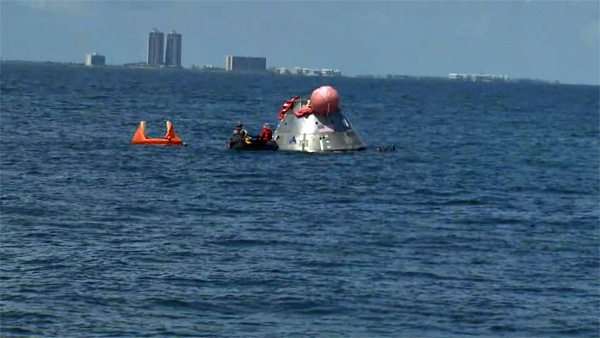 NASA tests Orion spacecraft recovery from the Gulf | khou.com