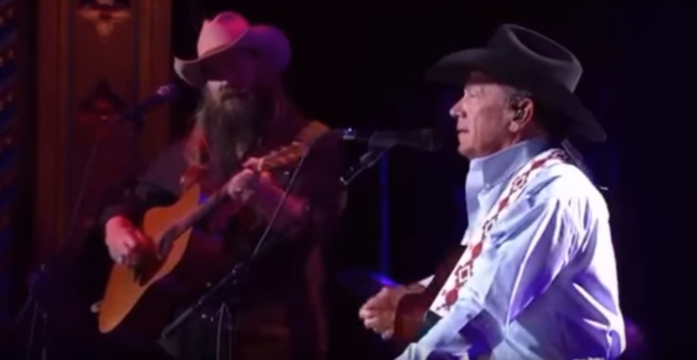 Listen to George Strait's awesome performance with Chris Stapleton for ...