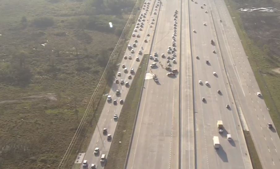 Gulf Freeway reopens after rush hour gridlock | khou.com