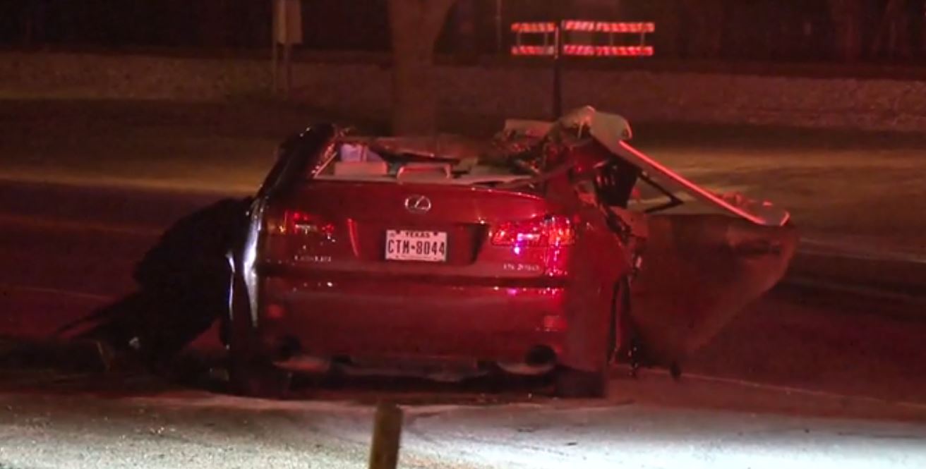 Lexus driver critical after crashing into back of truck in Katy | khou.com