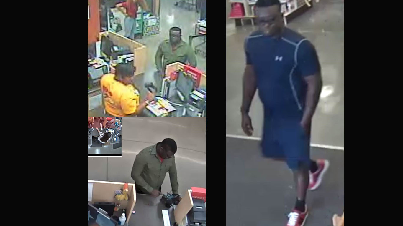Identity theft suspect wanted for stealing from officer battling cancer ...